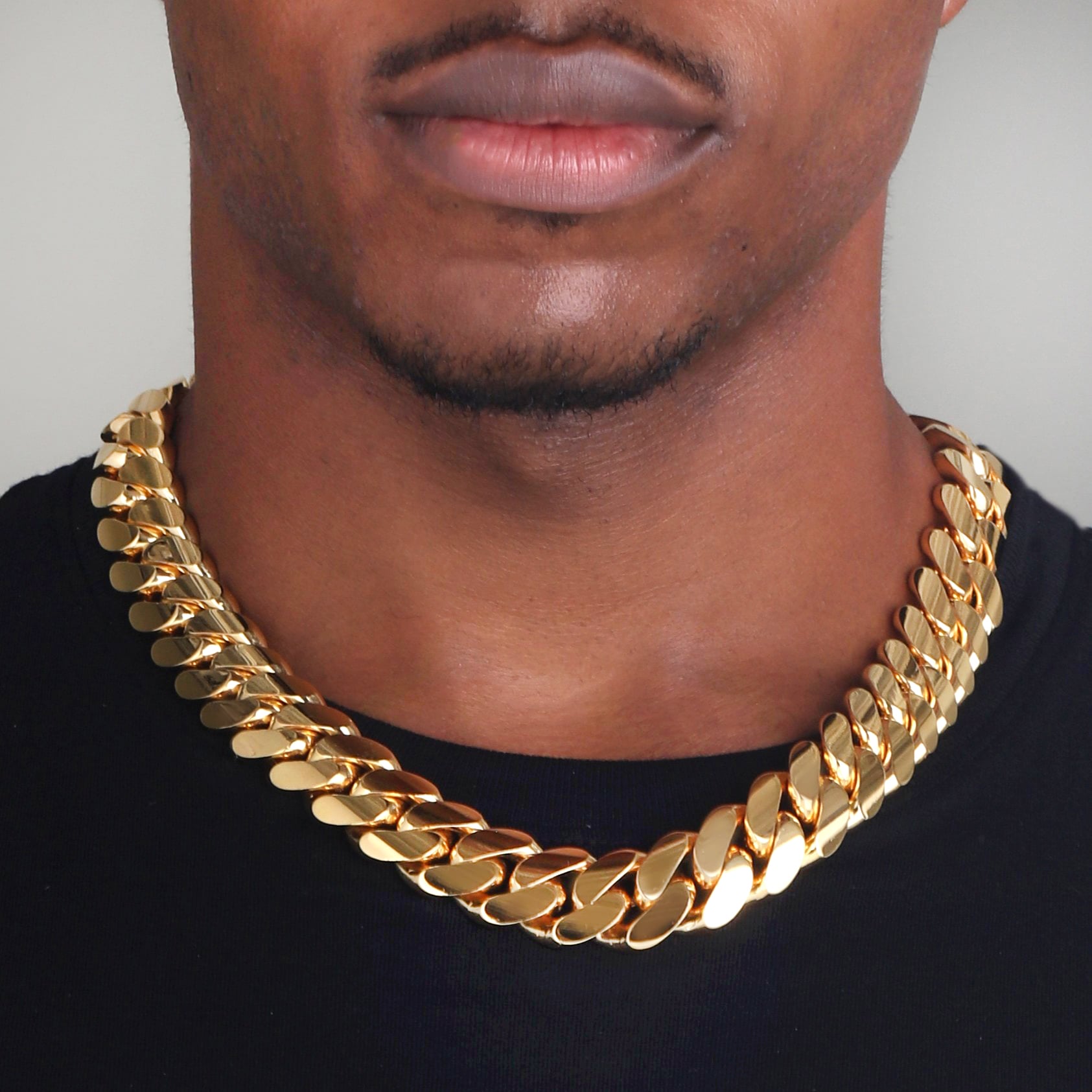 20mm Miami Cuban Link Chain – 18KT Gold | Silver Cuban Link Chain